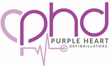 Purple Heart Defibrillators Logo – Goulburn Race Club